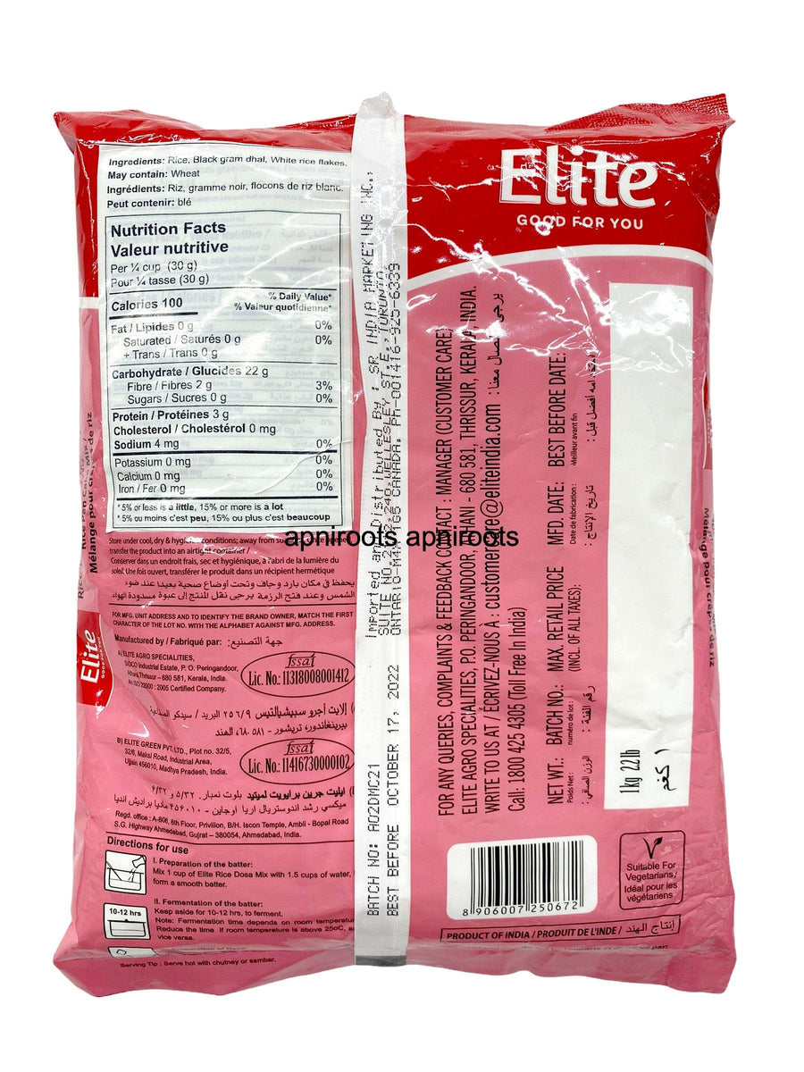 ELITE RICE DOSA MIX 1KG by at apniroots Indian Grocery Store Online ...